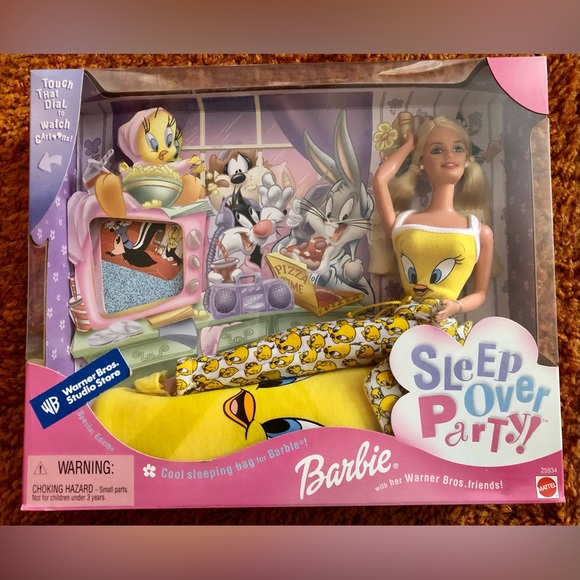 Barbie | Other | Sleepover Barbie W Tweetie And Barbie Loves Tweetie ...